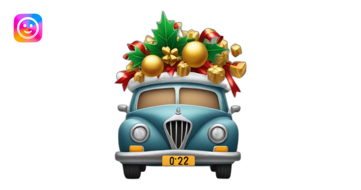 carro de navidad emoji | AI Emoji Generator
