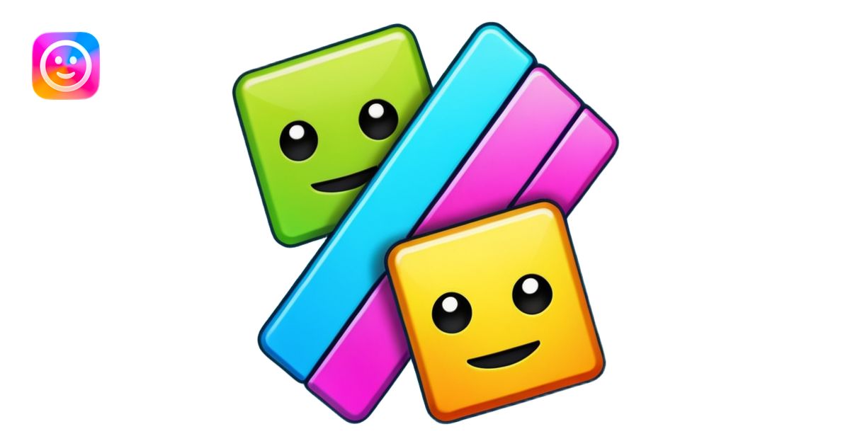 Geometry Dash emoji | AI Emoji Generator
