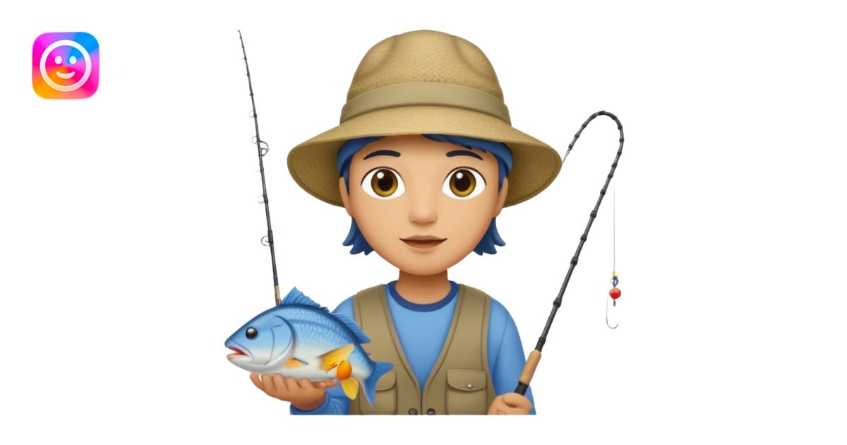 catfish fishing emoji | AI Emoji Generator