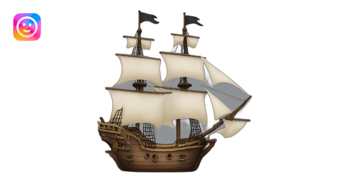 big pirate ship emoji | AI Emoji Generator