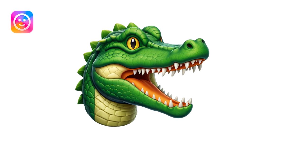 aligator team logo emoji | AI Emoji Generator