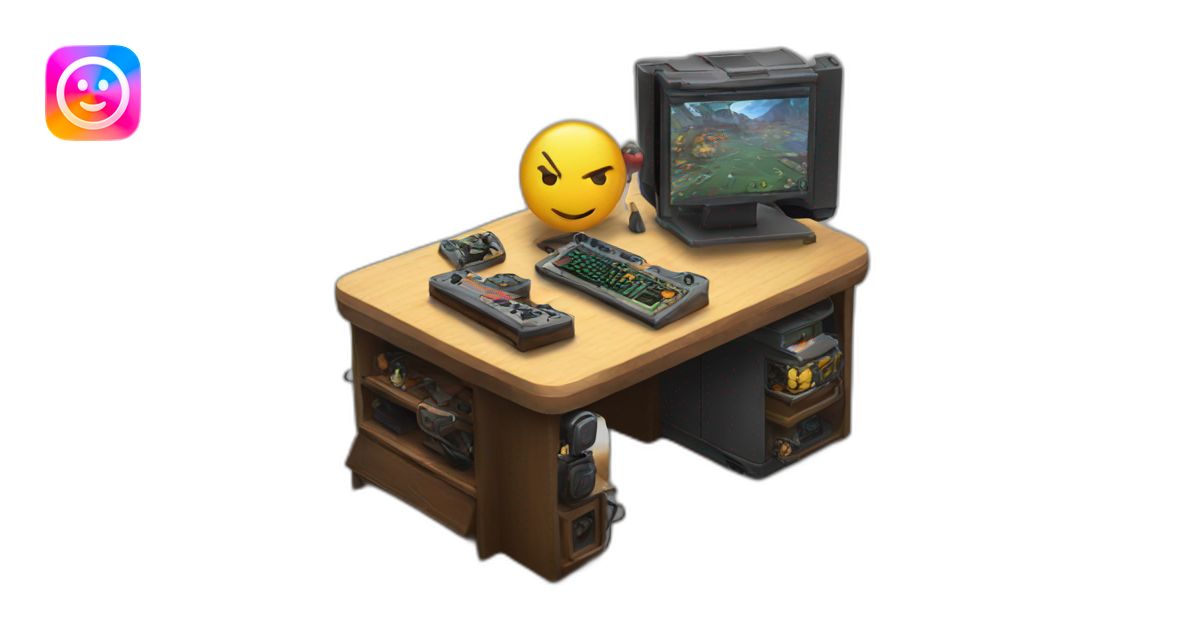 gaming set up emoji | AI Emoji Generator
