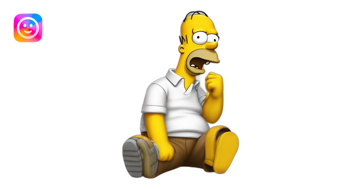 Homer simpson choque emoji | AI Emoji Generator