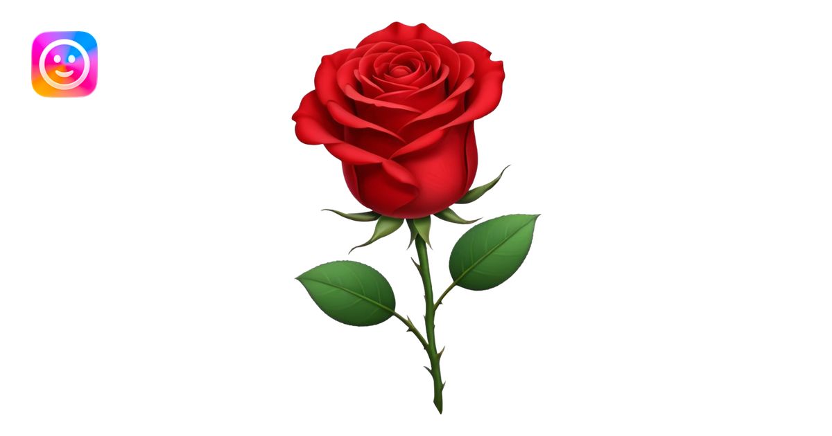 rose emoji | AI Emoji Generator