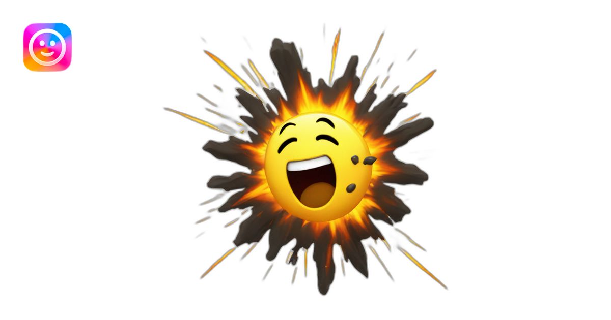 Explosion de rire emoji | AI Emoji Generator