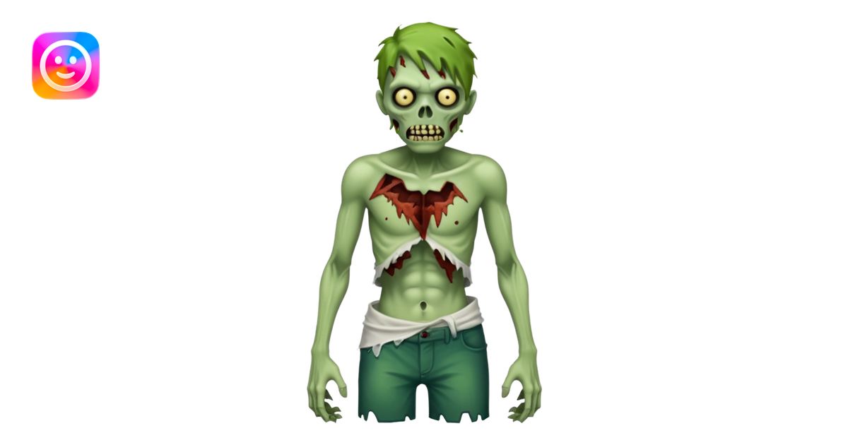 green zombie emoji | AI Emoji Generator
