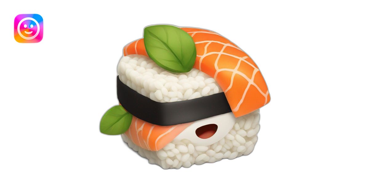 sushi emoji | AI Emoji Generator