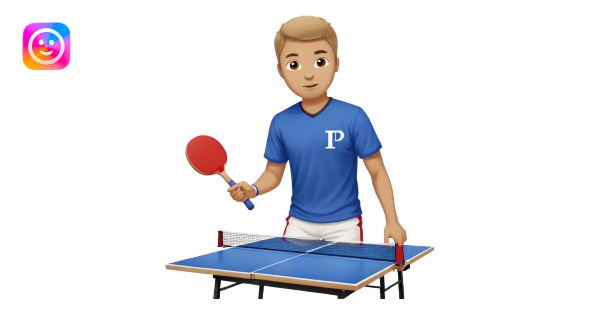 Guy playing ping pong on a 4x8 wooden table no net and only one paddle ...