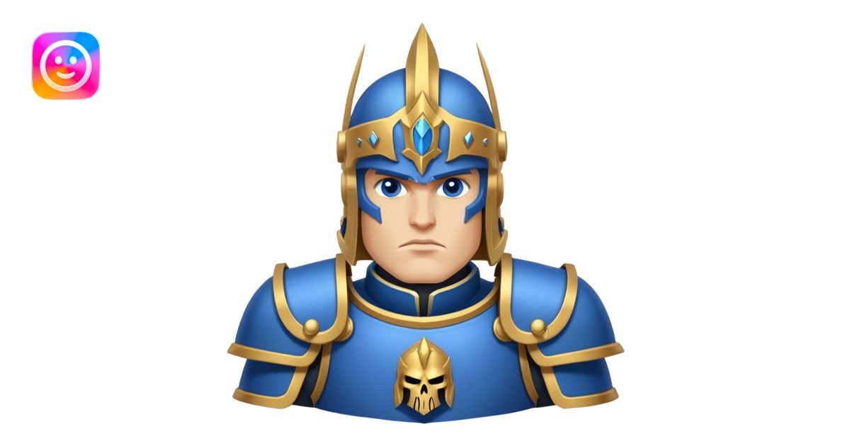 warhammer 40k Roboute Guilliman emoji | AI Emoji Generator