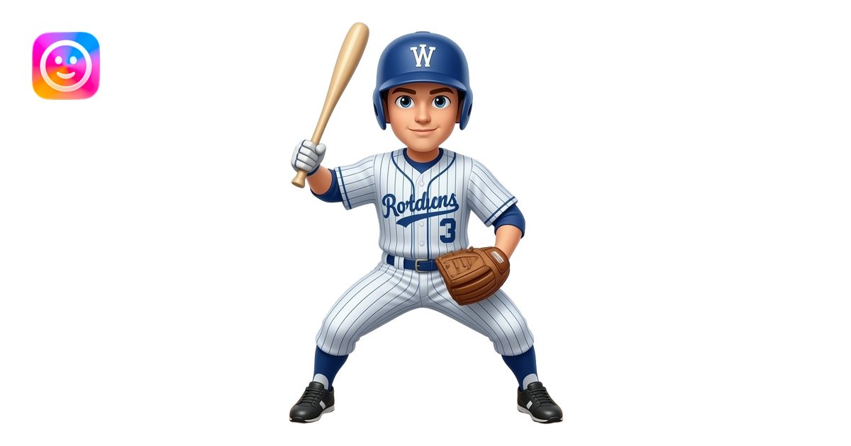 baseball player emoji | AI Emoji Generator
