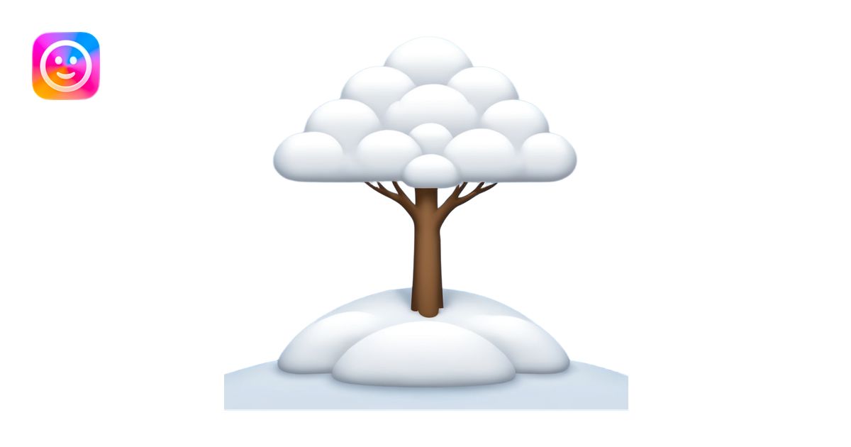 snow falling emoji | AI Emoji Generator