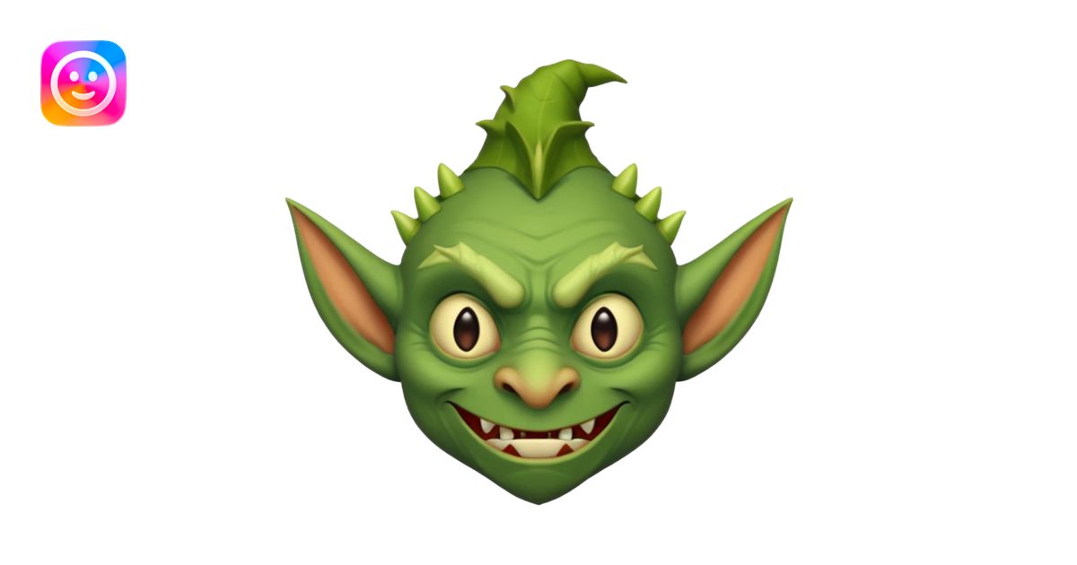 a goblin emoji | AI Emoji Generator