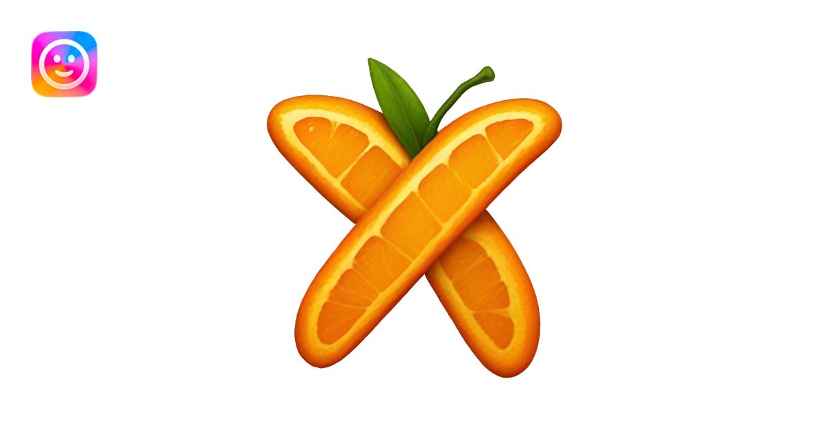orange tick emoji | AI Emoji Generator