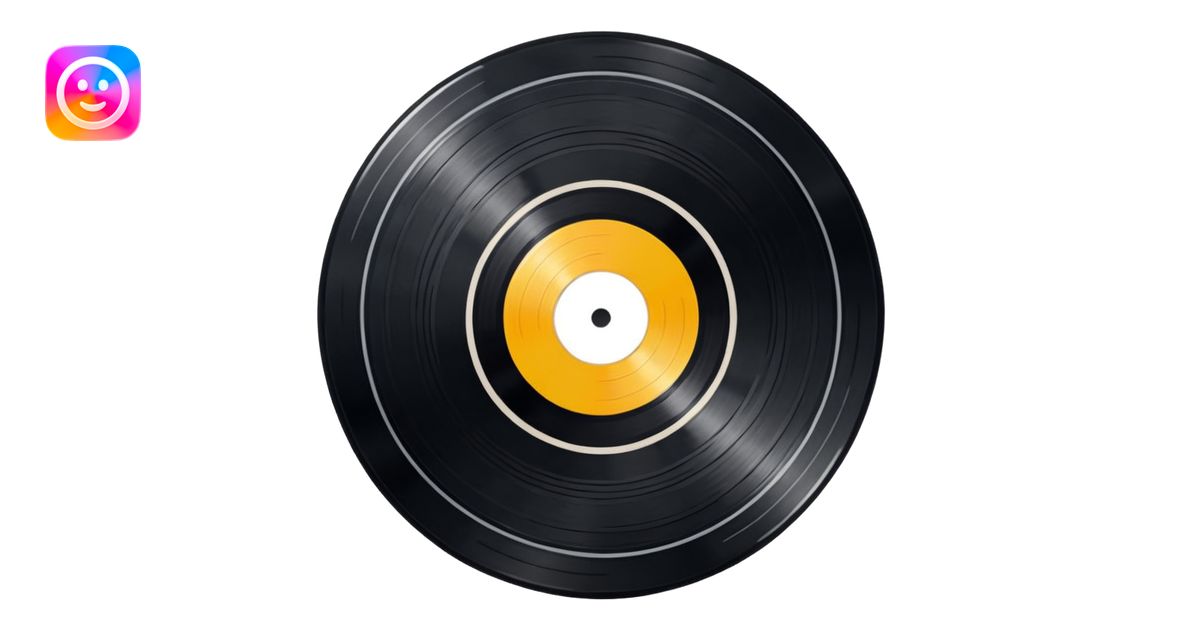 Vinyl record emoji | AI Emoji Generator