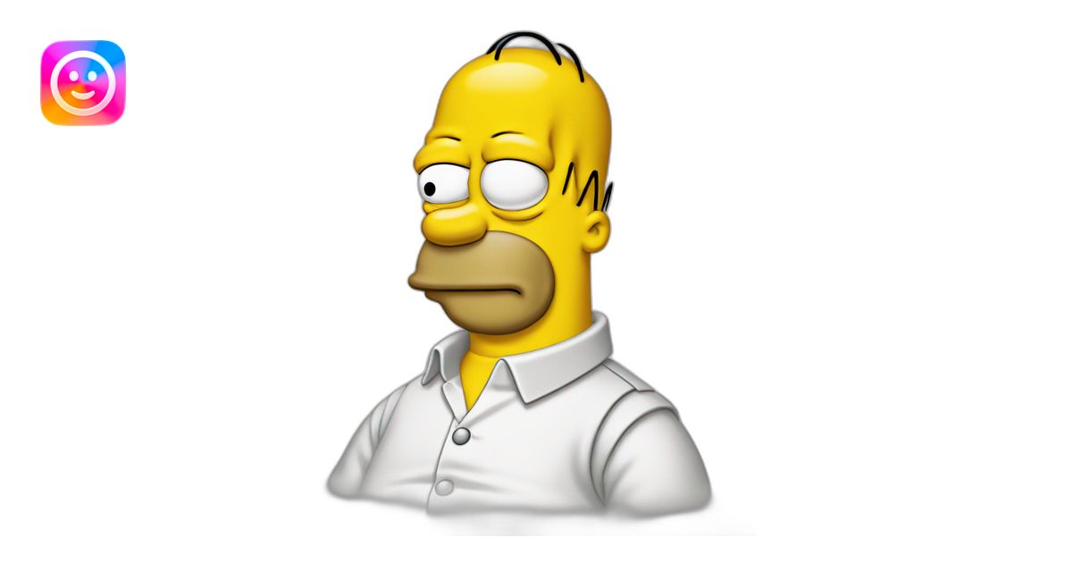 Doh Homer Simpson emoji | AI Emoji Generator