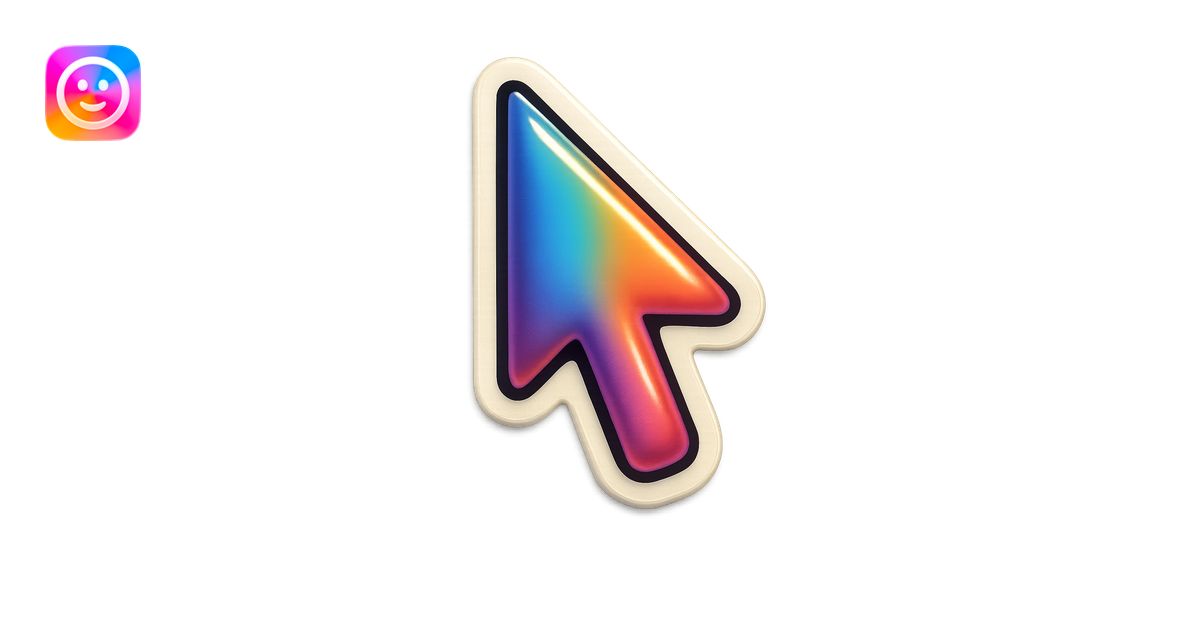 old school computer mouse cursor emoji | AI Emoji Generator