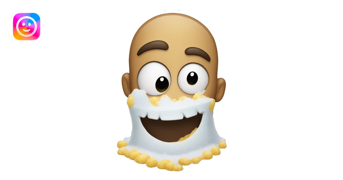 happy emoji with a pile of salt emoji | AI Emoji Generator
