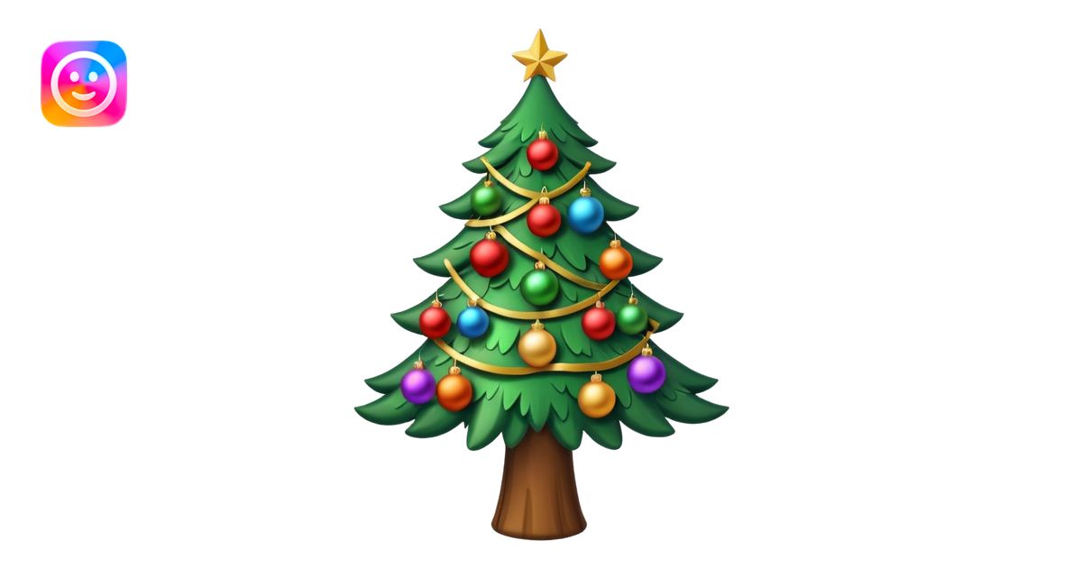 christmas trees emoji | AI Emoji Generator
