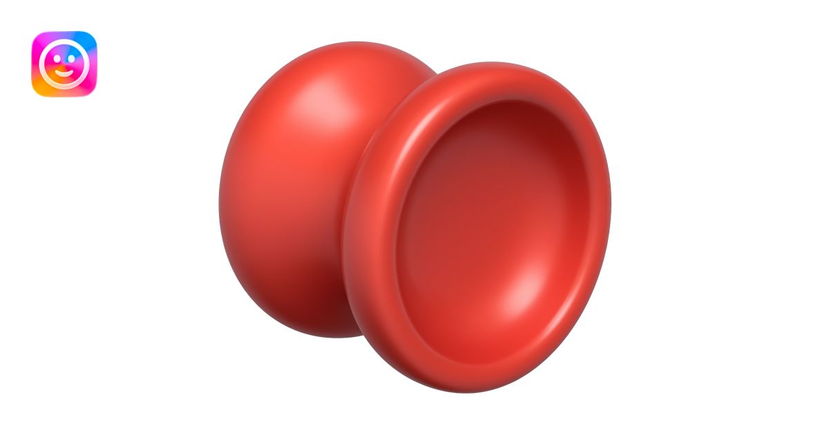 red yo-yo emoji | AI Emoji Generator