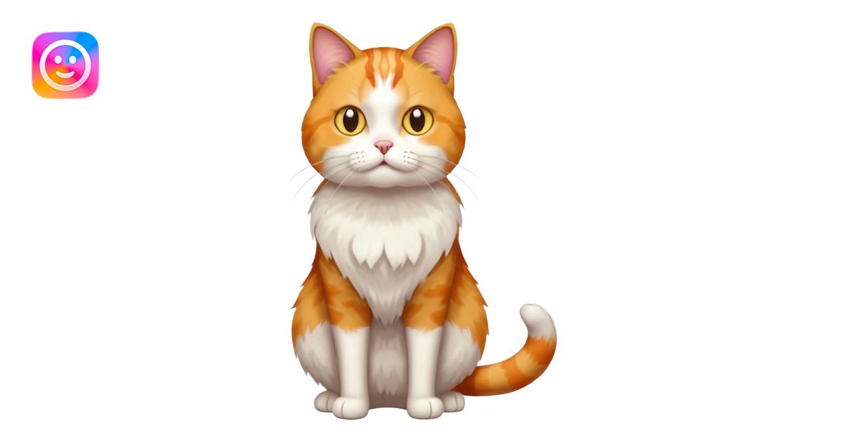 full body colourful calico tabby cat with skinny head and fat body with ...