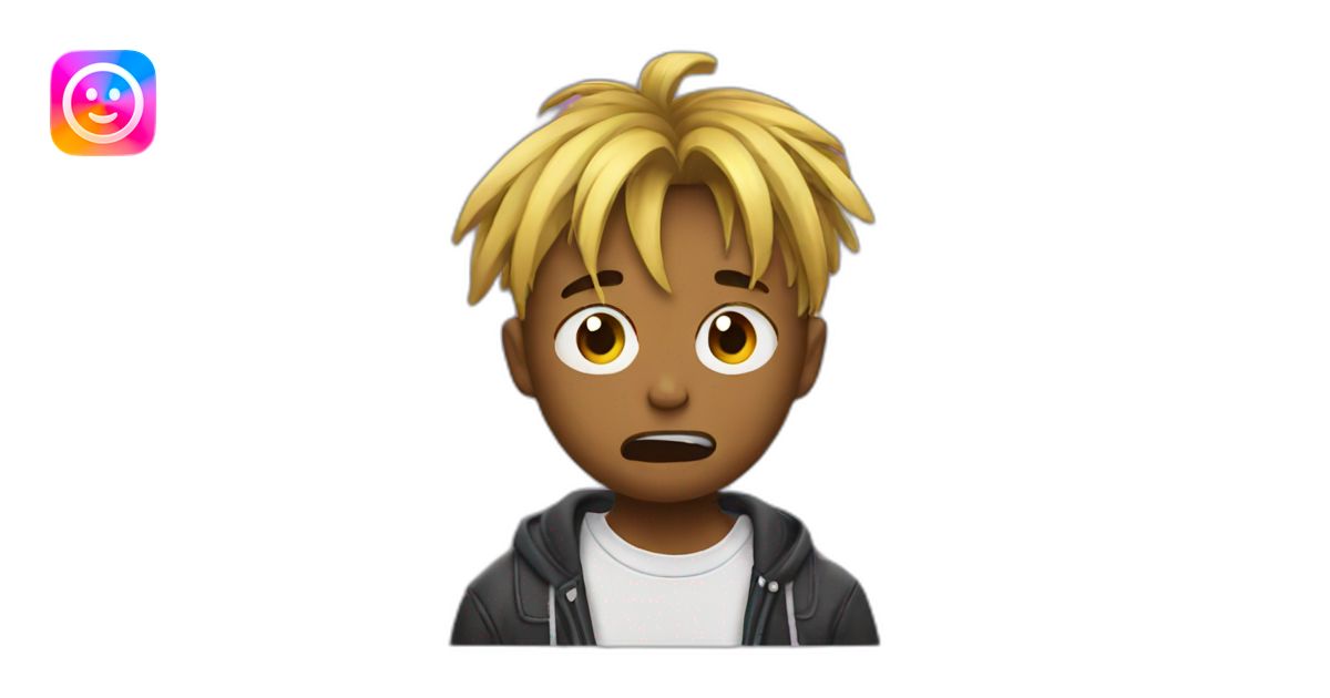 juice wrld crying emoji | AI Emoji Generator