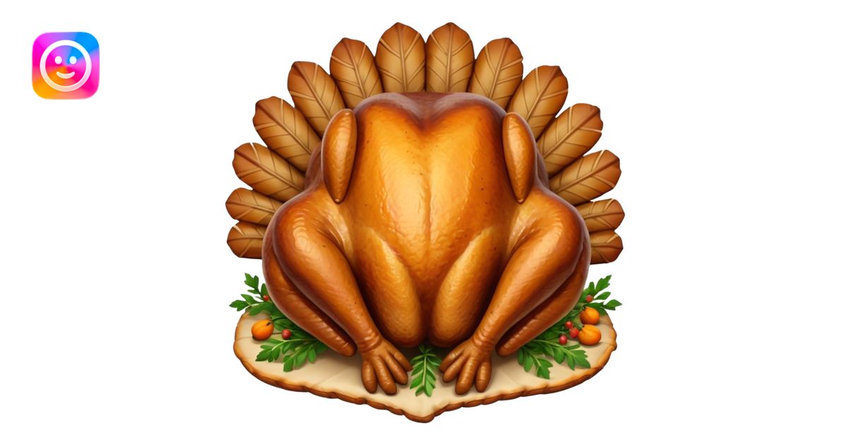 Thanksgiving turkey. emoji | AI Emoji Generator