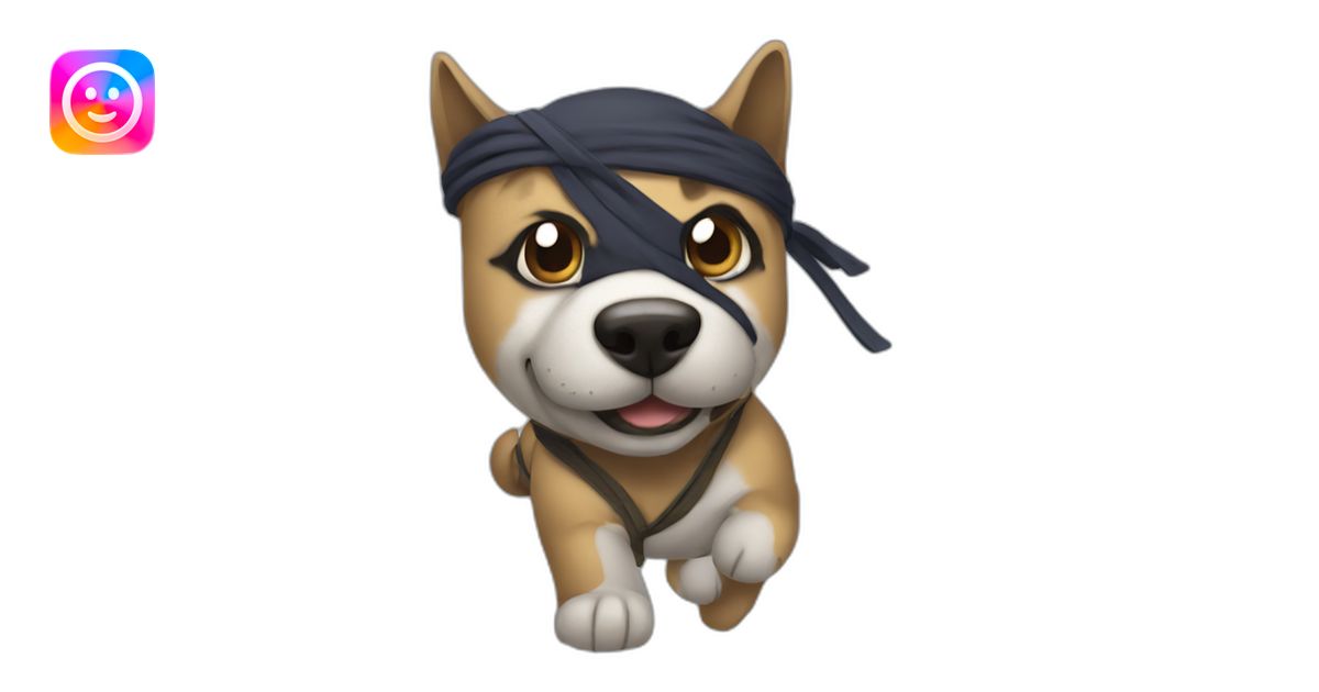 perro ninja emoji | AI Emoji Generator