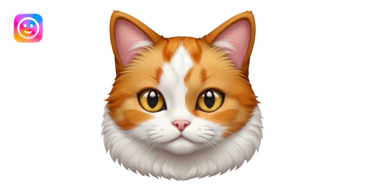 calico and white cat with small head, hazel eyes, and short but chubby ...