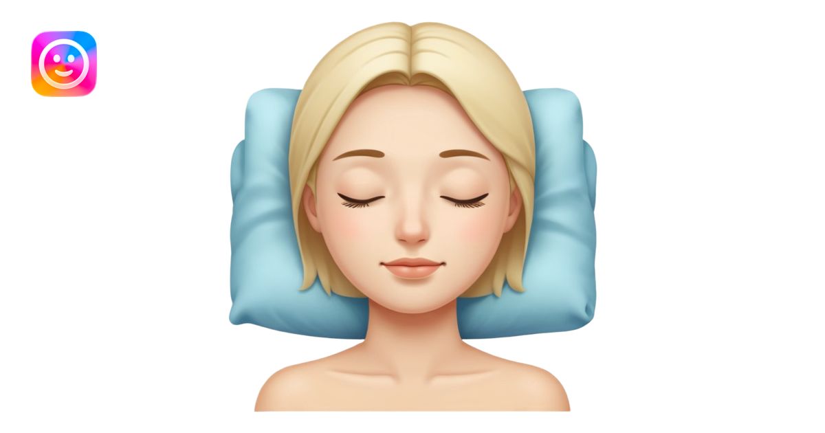 Relaxing face emoji | AI Emoji Generator