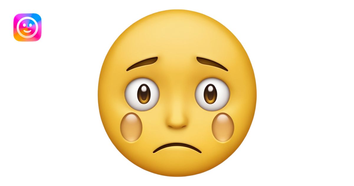 Create a Sad reaction emoji for a new social media app emoji | AI Emoji ...