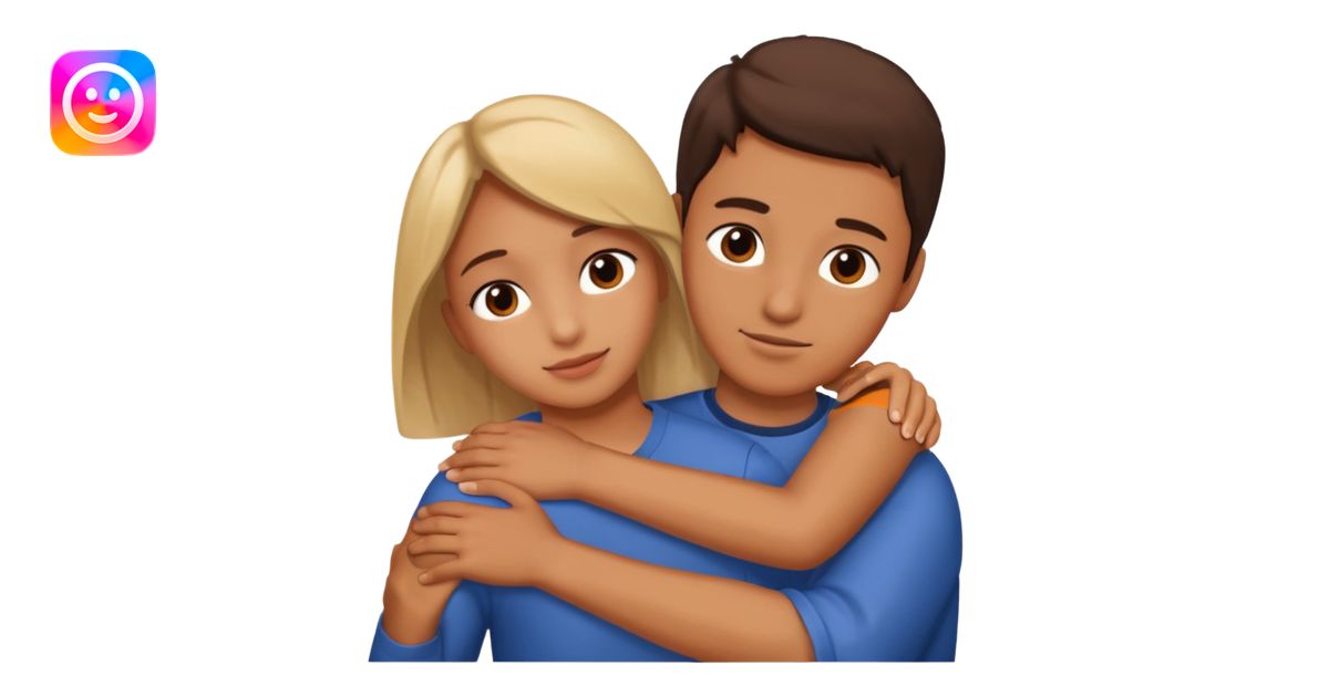A Hand on placed on another persons shoulder zoomed in emoji | AI Emoji ...
