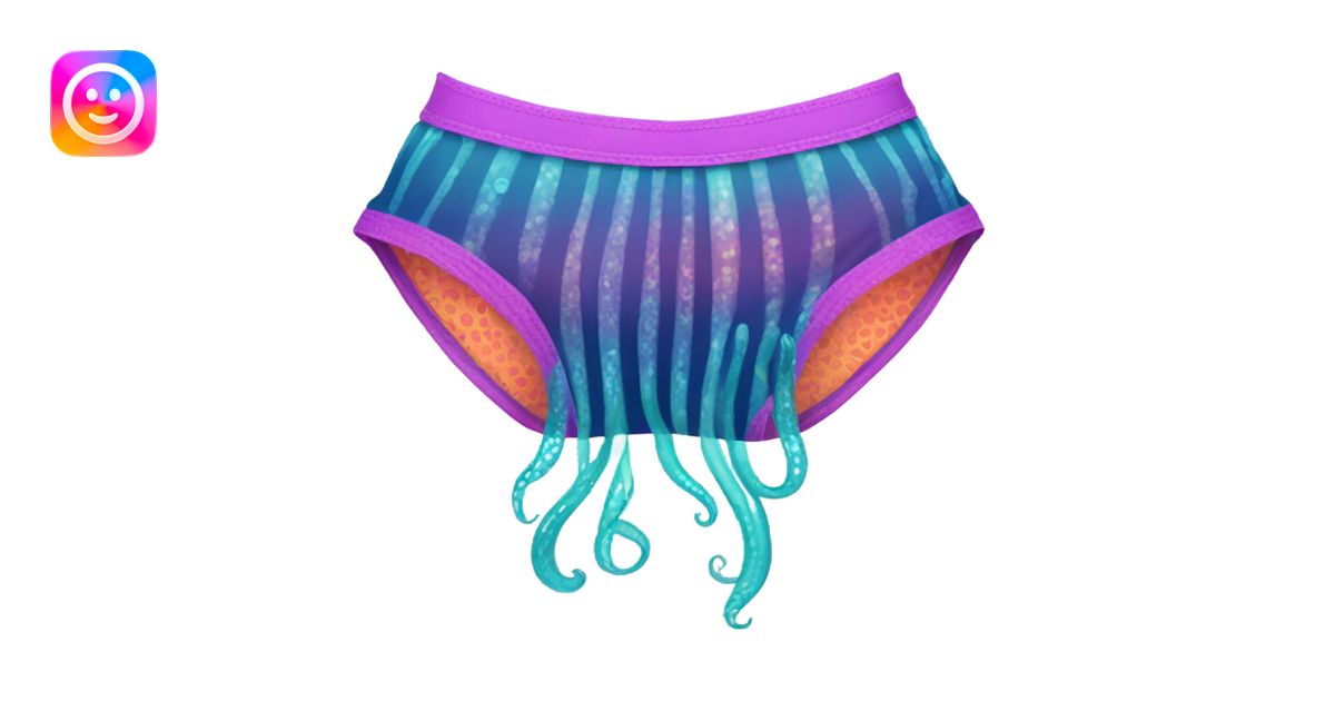 jellyfish underwear emoji | AI Emoji Generator