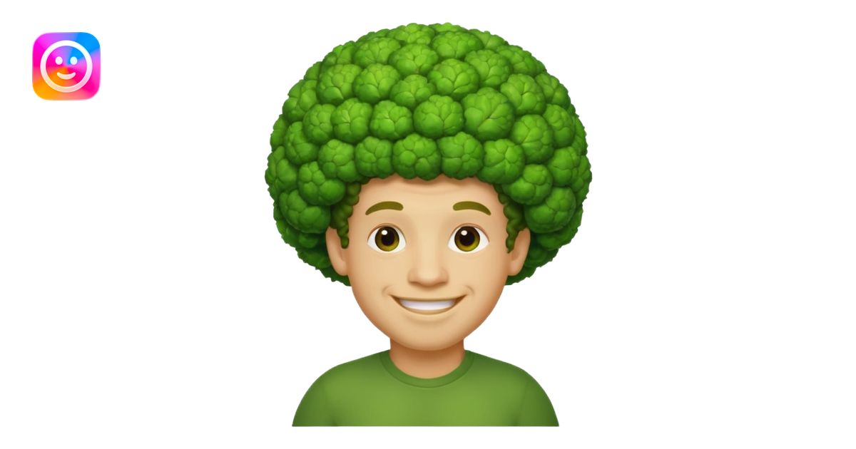 Bro bro brokoli diyen bir brokoli oluştur emoji | AI Emoji Generator