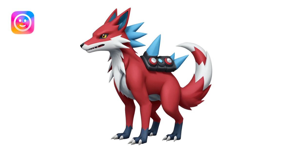 Zoroark-Zeraora-Lombax-Sergal-Zangoose-Cyclizar-Genesect-Pokémon, full ...
