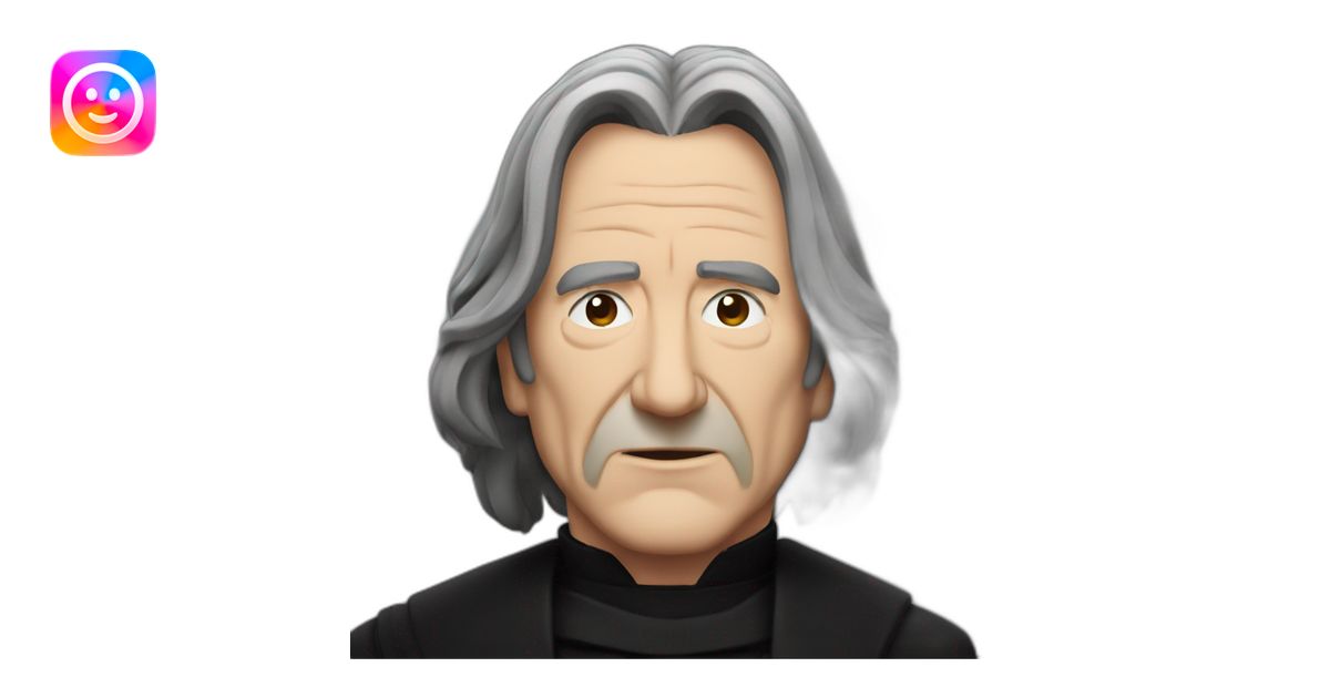 Alan rickman snape mad emoji | AI Emoji Generator