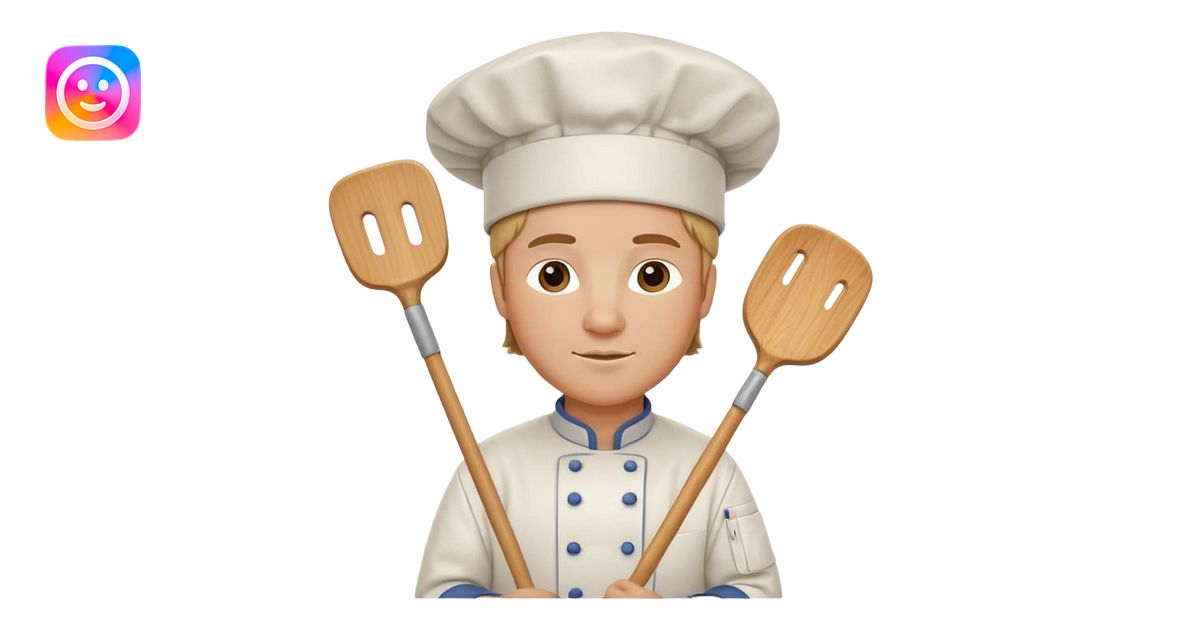 King Hockey player chef emoji | AI Emoji Generator
