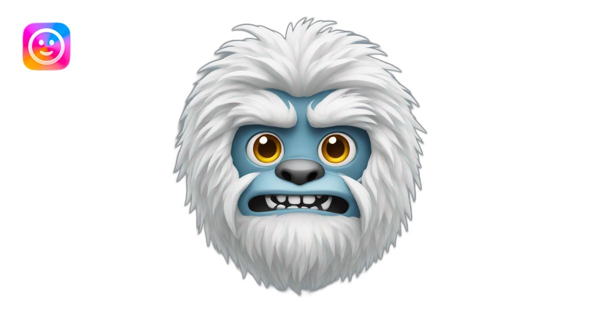 Yeti emoji | AI Emoji Generator