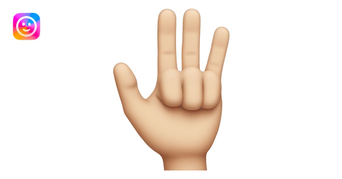 Finger emoji | AI Emoji Generator