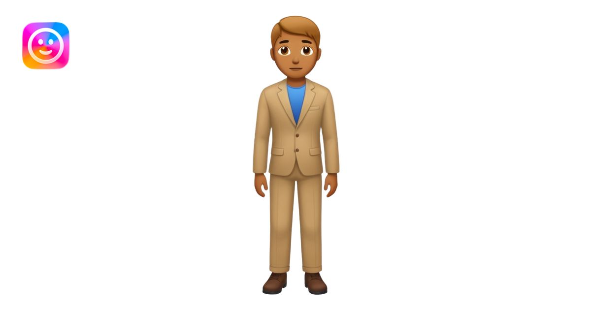 The man need to stand emoji | AI Emoji Generator