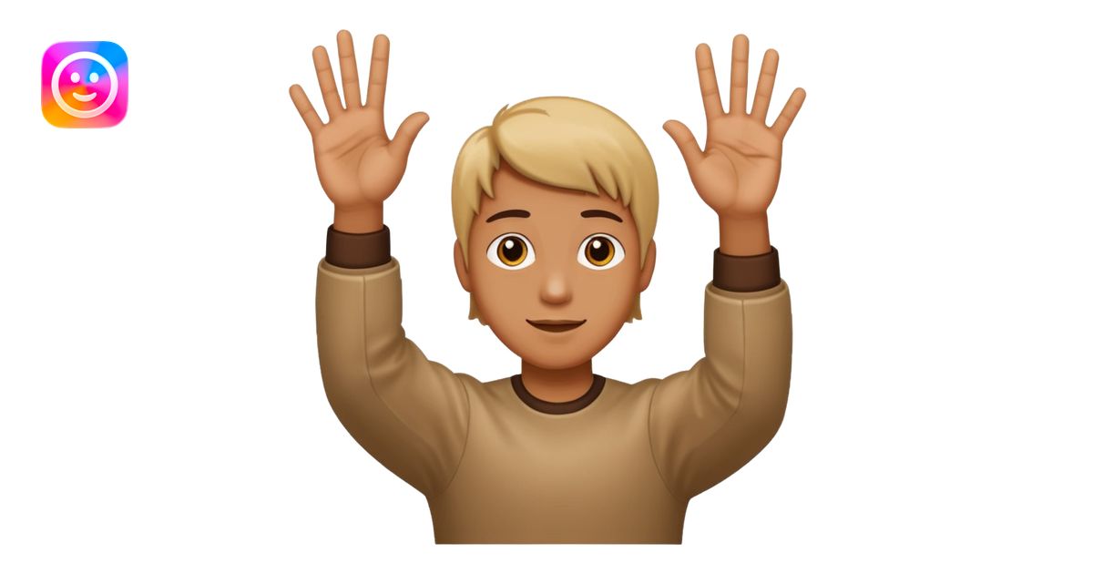 🤷🏻‍♂️ 6 in left hand and 7 in the right hand emoji | AI Emoji Generator