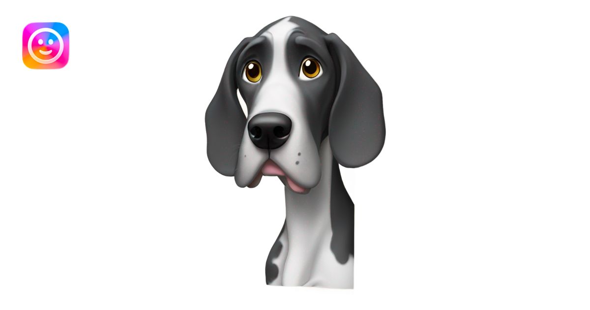 great dane opening a door emoji | AI Emoji Generator