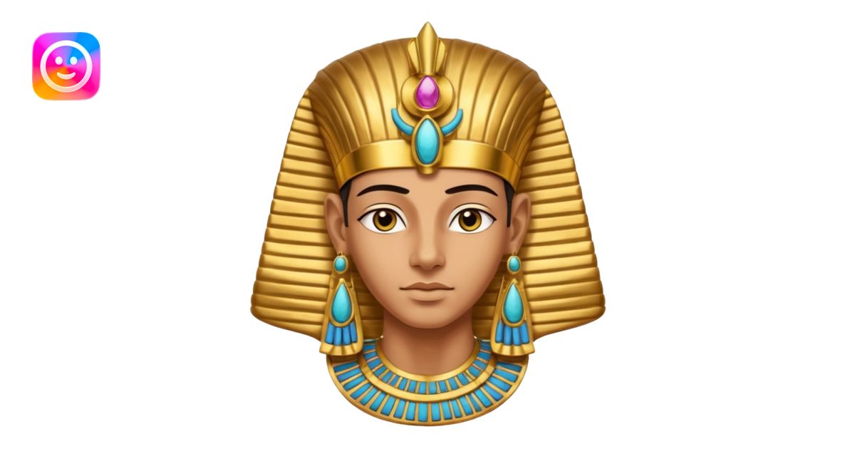 Pharaoh,Ancient Egypt emoji | AI Emoji Generator