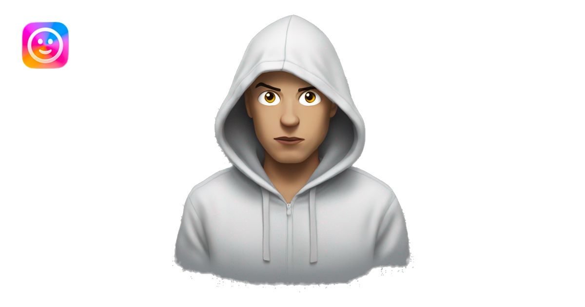 eminem with hood emoji | AI Emoji Generator