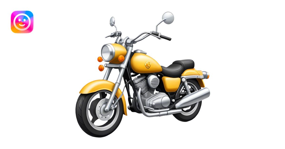 Motorcycle emoji | AI Emoji Generator
