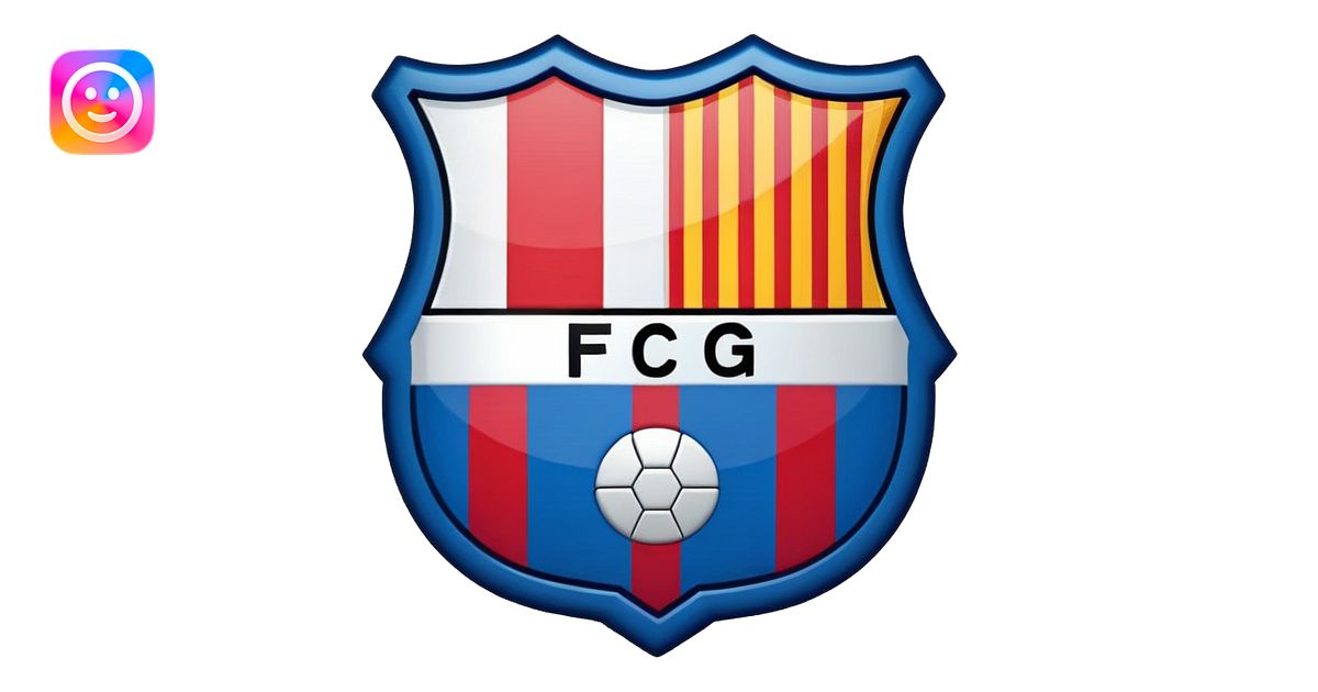 Barcelona logo in high quality emoji | AI Emoji Generator