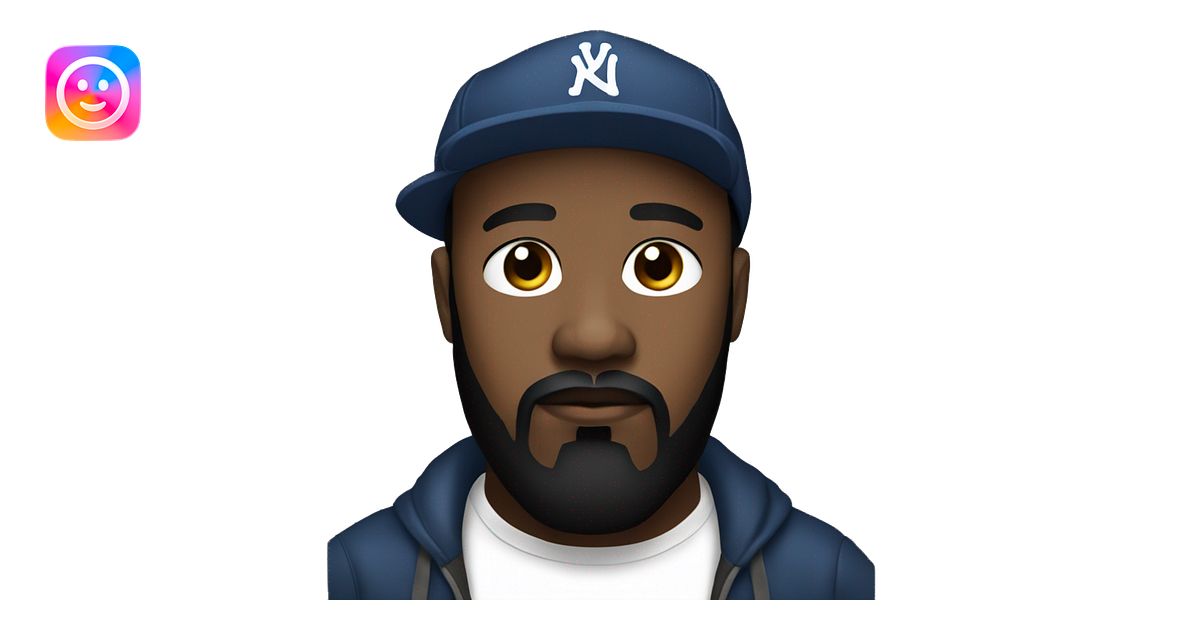 rapper Sean Price, front view emoji | AI Emoji Generator
