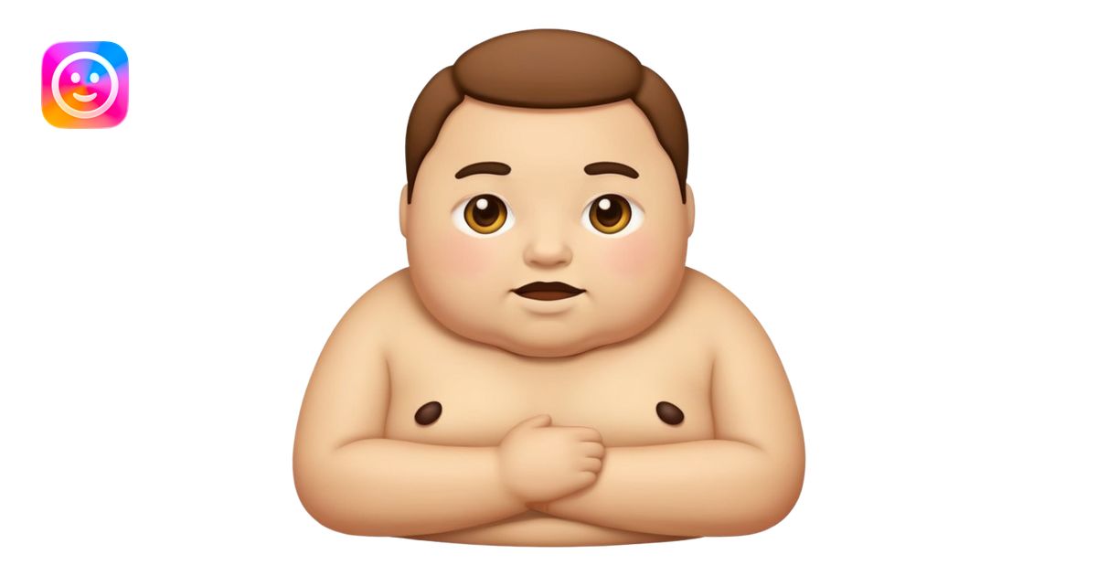 Fat emoji | AI Emoji Generator