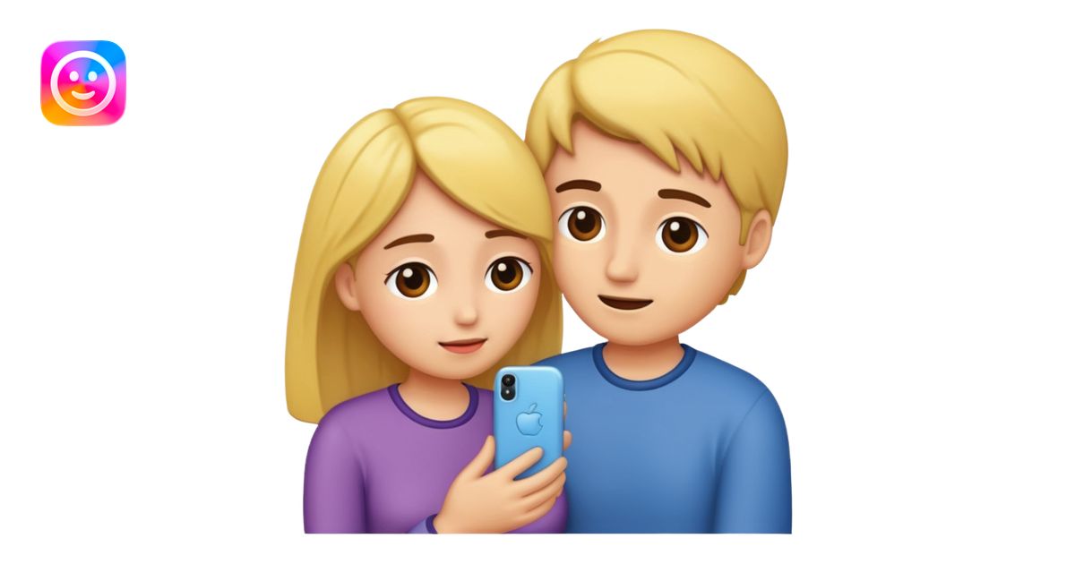 Couple being intimate emoji | AI Emoji Generator