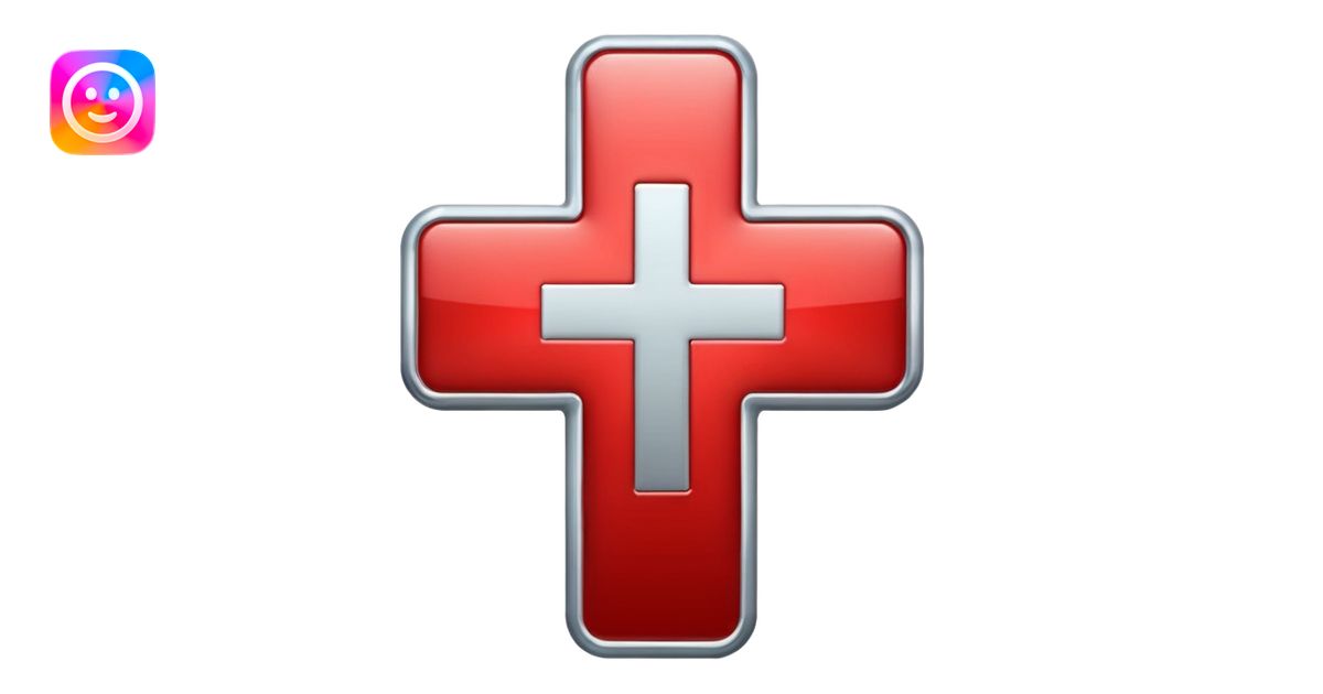 medical Cross emoji | AI Emoji Generator