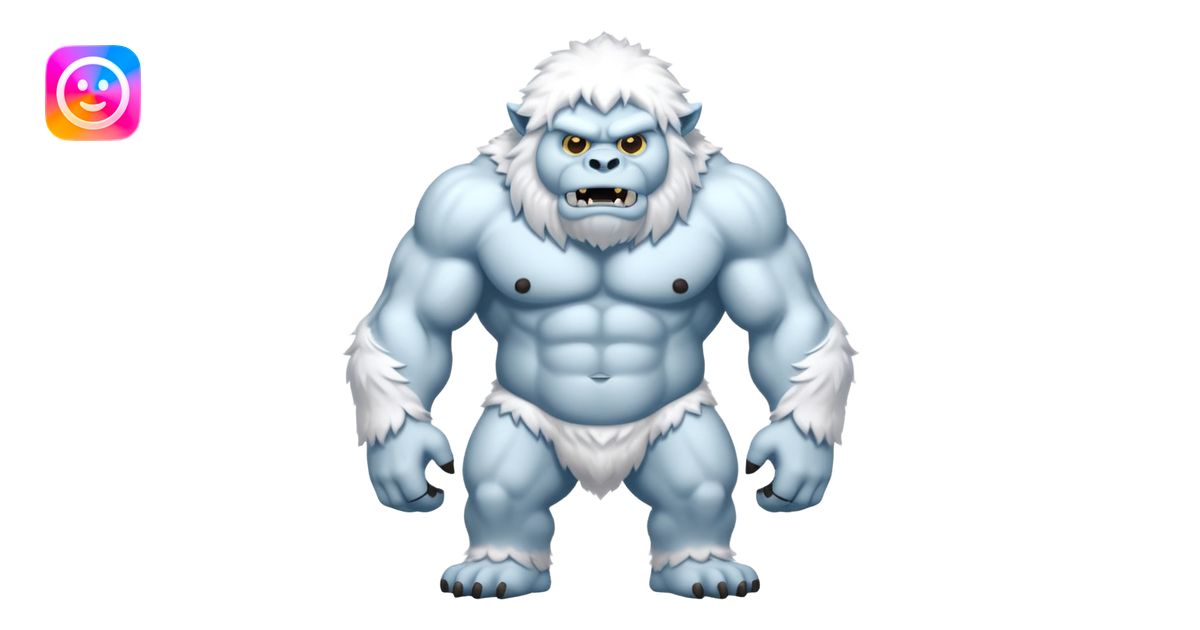 Yeti emoji | AI Emoji Generator